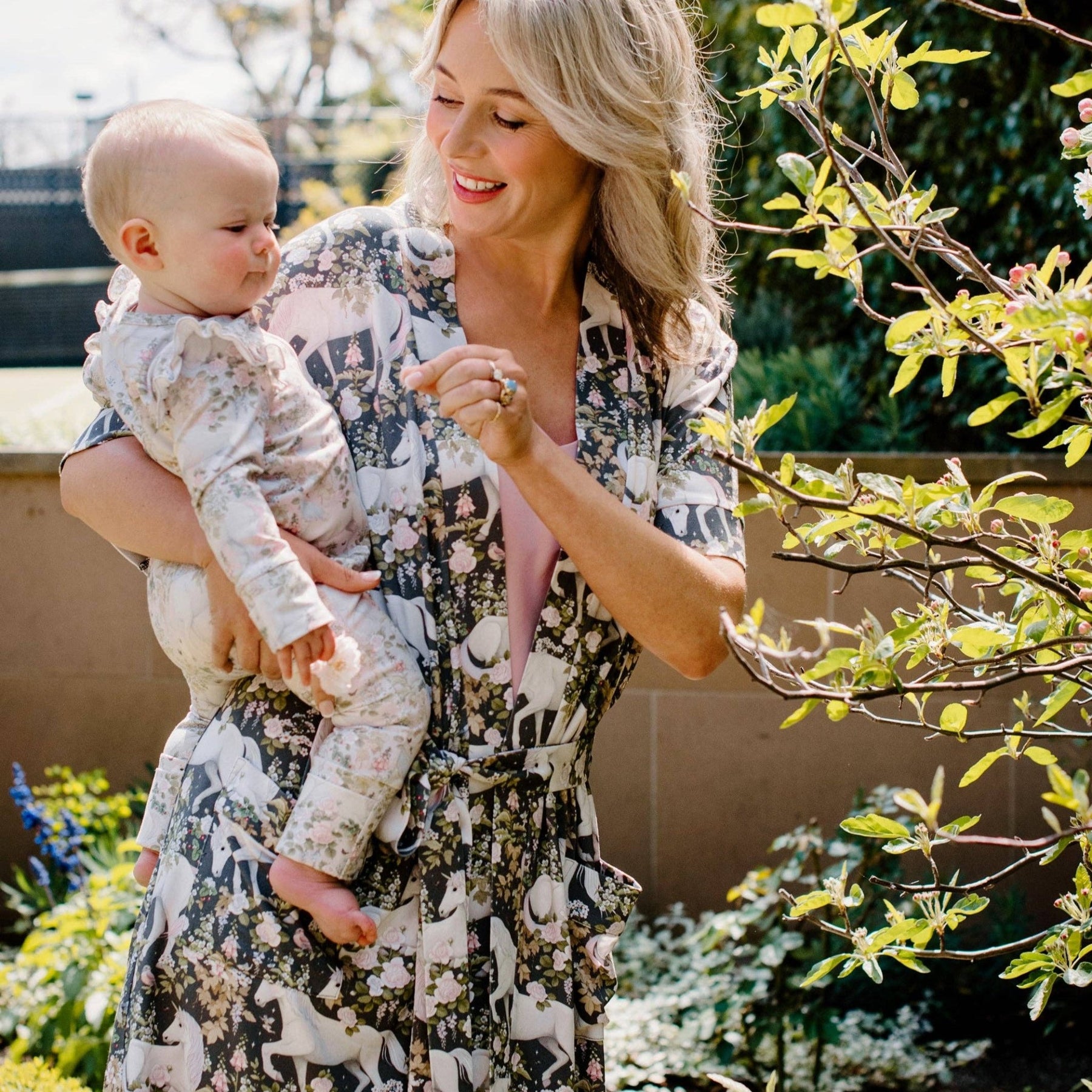 'Field Of Dreams' Enchanted Robe - Grey – The Glamorous Grub