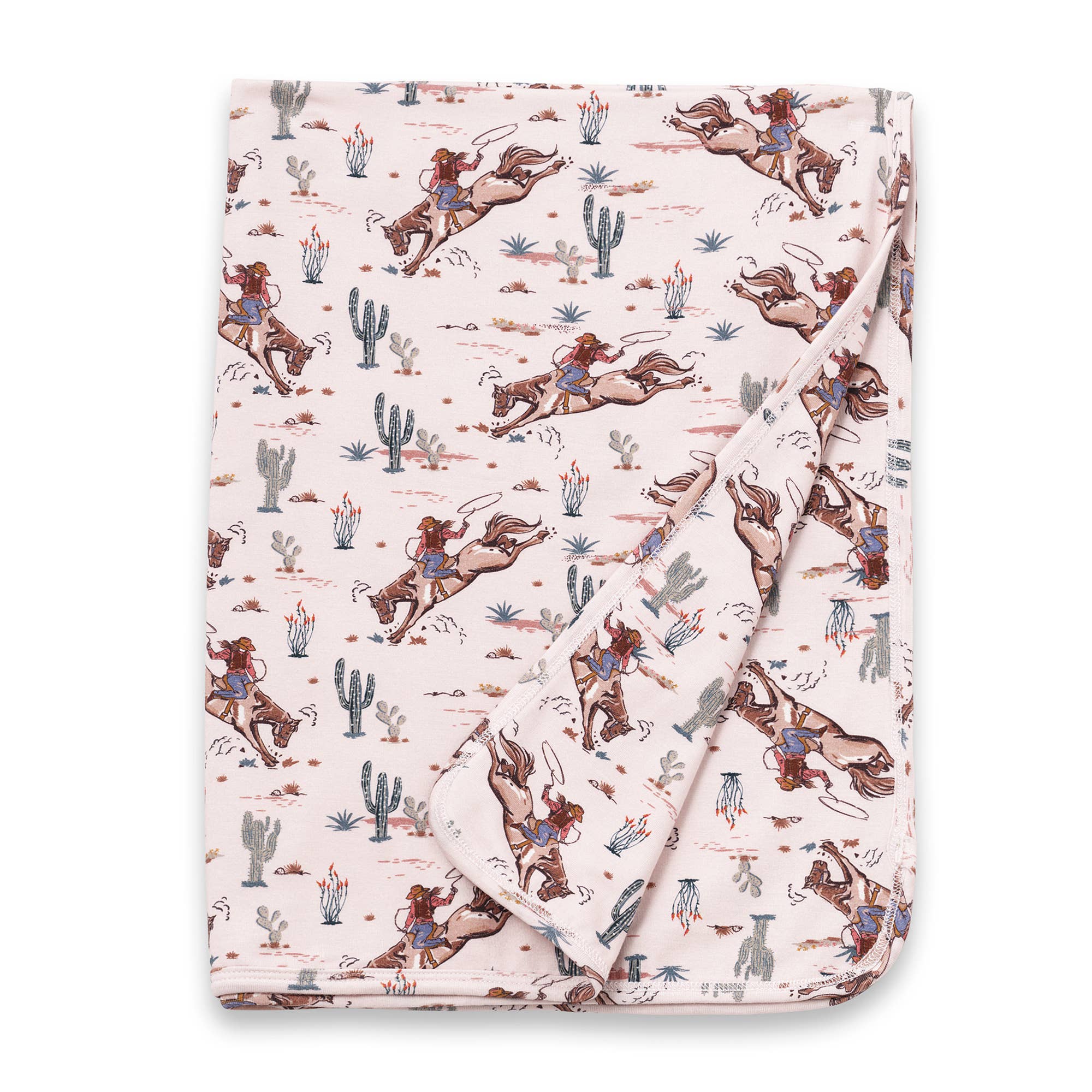 Prairie Princess Baby Girl Western Bamboo Stroller Blanket – The ...